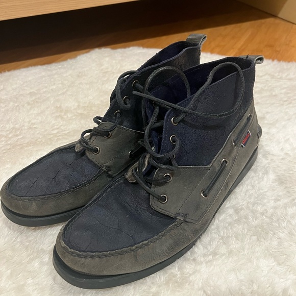 Sebago | Shoes | Sebago Old Leather Look Mens Boots | Poshmark
